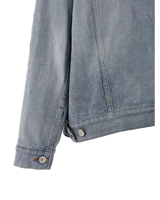 Balenciaga 'Masking Tape' Jacket in Blue | Lyst UK