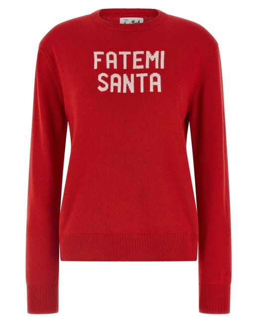 Mc2 Saint Barth New Queen Sweaters And Cardigans in Red | Lyst UK