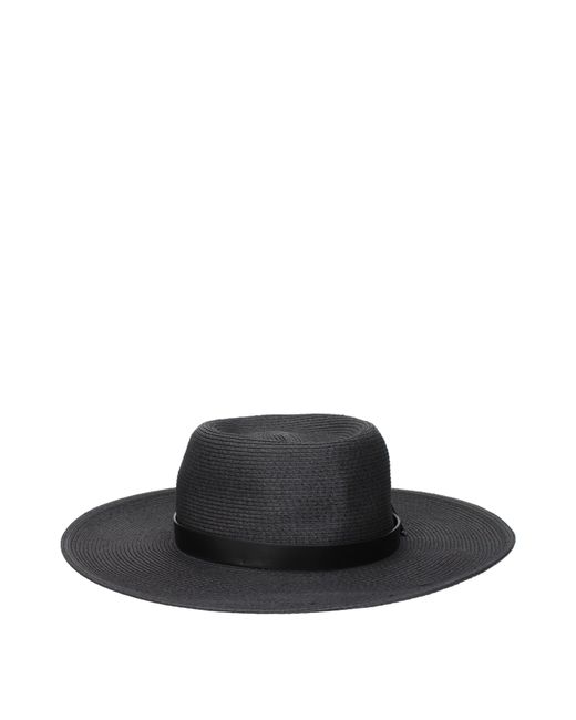 Max Mara Musette Hat Paper Fabric in Black | Lyst