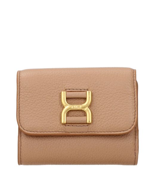 Chloé Wallets Leather/Light Tan in Natural | Lyst
