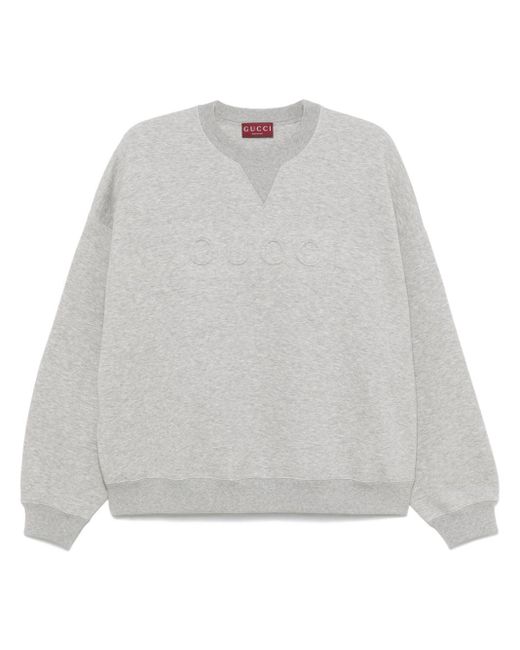 Gucci Felpa in Gray | Lyst