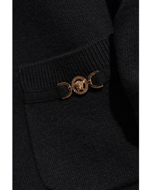 Versace Oversize Cardigan in Blue for Men | Lyst