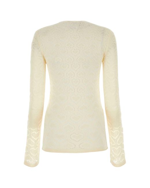Marco Rambaldi Ivory Lace Top in White | Lyst