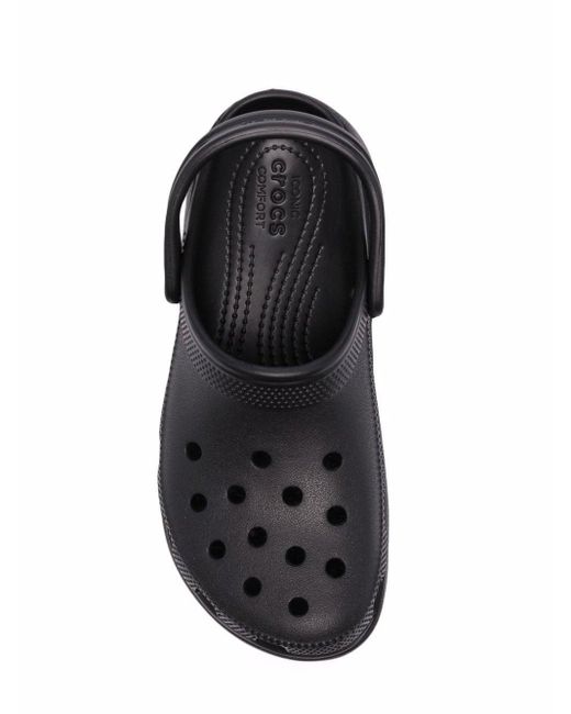 Crocs™ Platform Wedge Clog in Black | Lyst