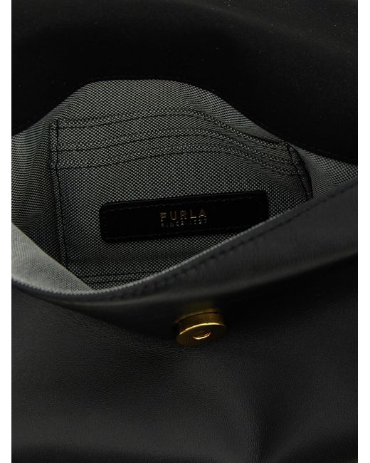 Furla Sfera Soft Hand Bags in Black | Lyst UK