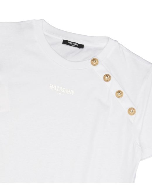 Balmain T Shirts And Polos in White | Lyst UK