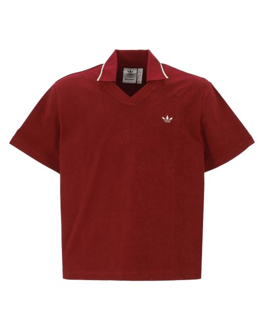 Adidas X Avavav Burgundy Polo in Red | Lyst UK