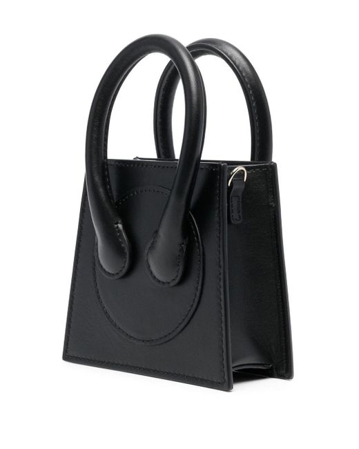 Az Factory By Ester Manas Leather Mini Crossbody Bag in Black | Lyst