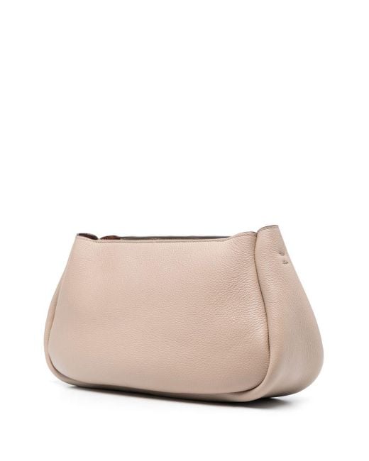 Chloé Marcie Leather Shoulder Bag in Pink | Lyst UK