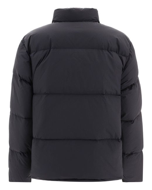 Stussy Nylon Down Jacket in Black for Men | Lyst