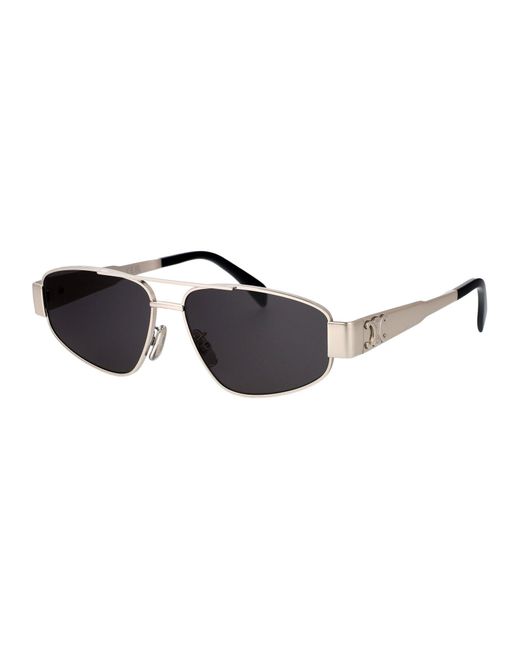 Celine Sunglasses Cl40281 U 16 A in Metallic for Men | Lyst