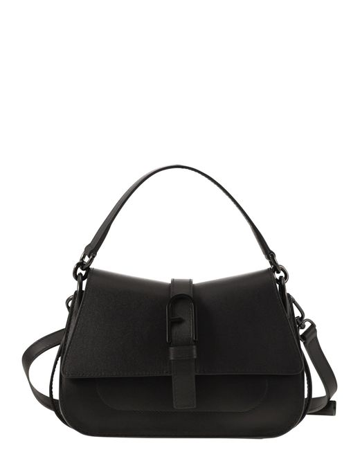 Furla Flow Mini Hand Bag in Black for Men | Lyst