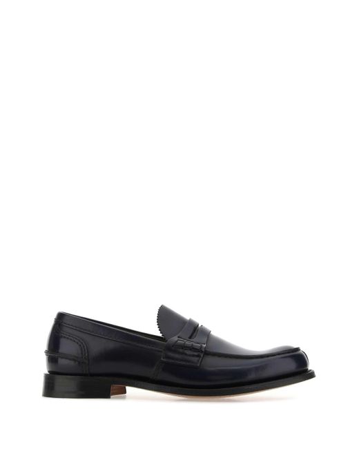 Church's Leather Turnbridge Loafers in Blue for Men | Lyst