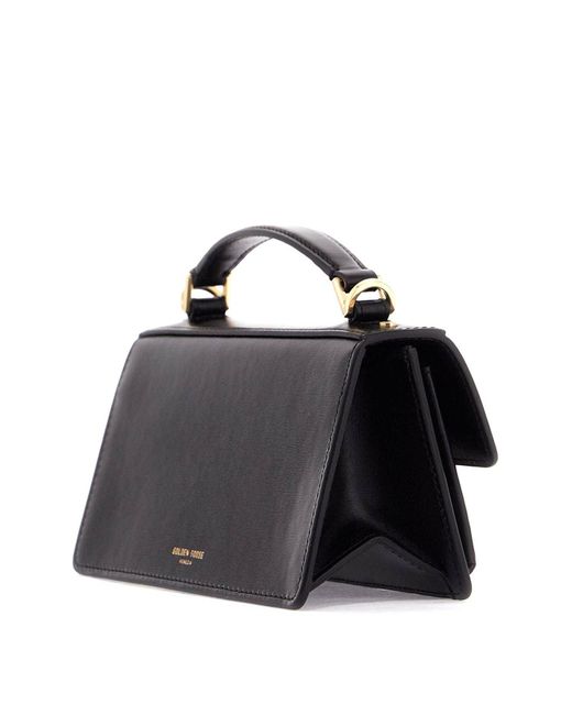 Golden Goose Mini Venice Leather Palmellata Handbag in Black | Lyst