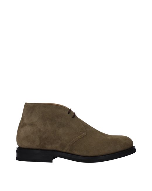 Church's Ryder Boots Suede/Mud in Brown | Lyst