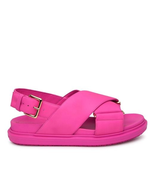 Marni Lear Sandals in Pink | Lyst