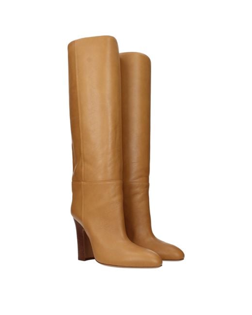 Paris Texas Lavinia Boots/Caramel Leather in Brown | Lyst UK