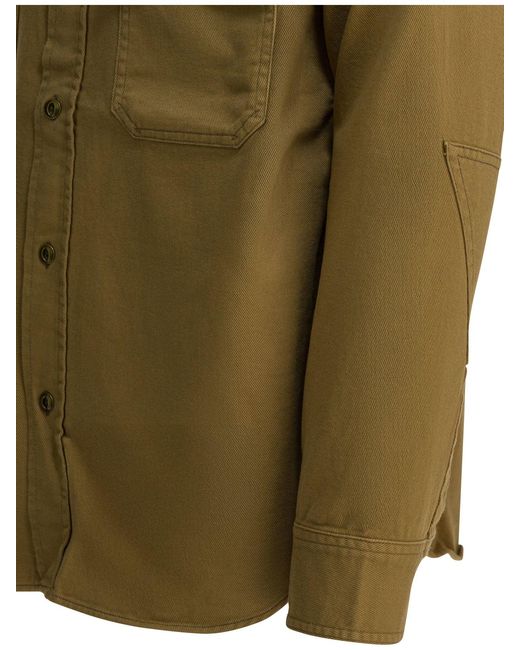 Human Made "Work" Overshirt Jacket in Green | Lyst UK