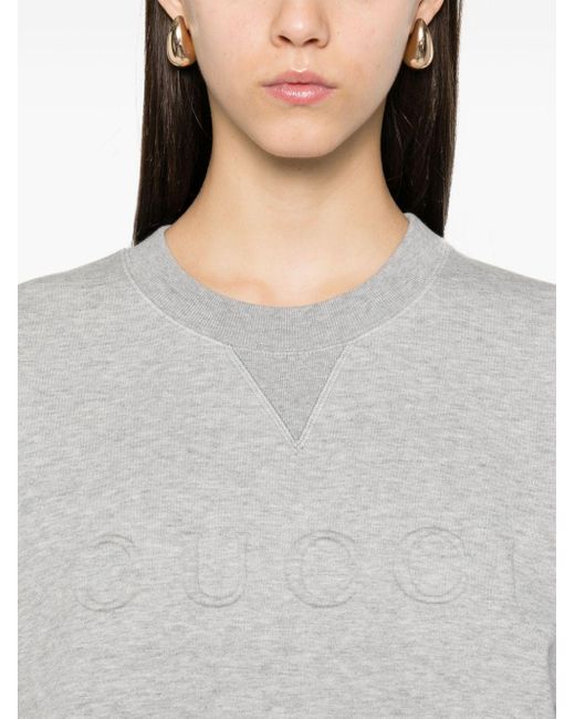 Gucci Felpa in Gray | Lyst