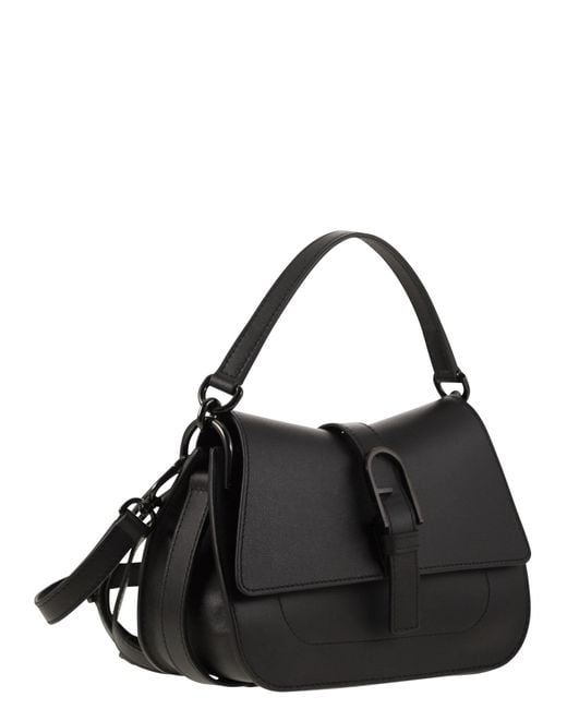 Furla Flow Mini Hand Bag in Black for Men | Lyst