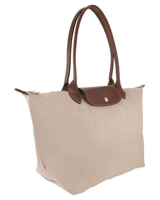 Longchamp Le Pliage Original Shoulder Bag L in White | Lyst