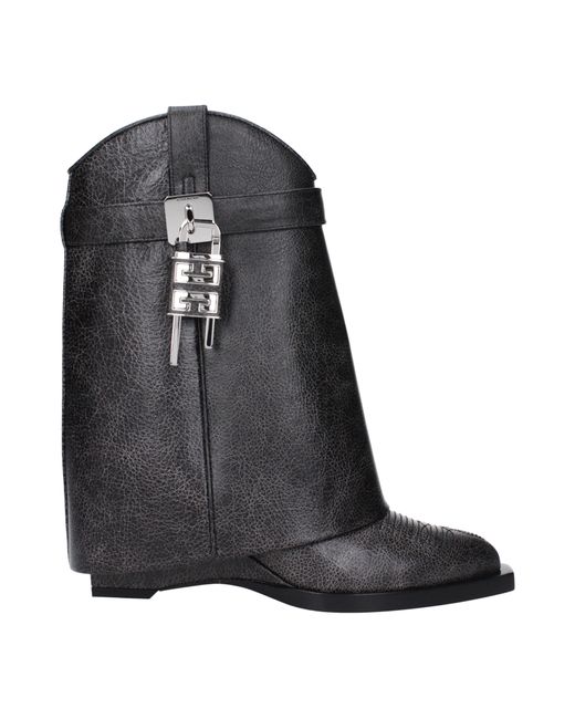 Givenchy Leather Boots Shark in Black for Men | Lyst