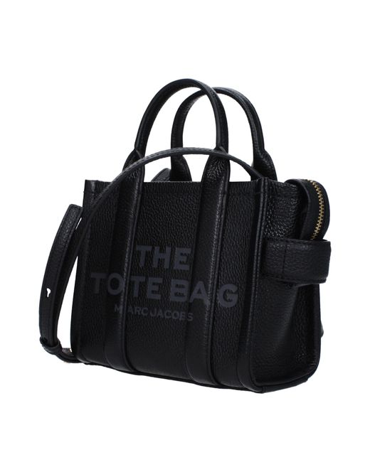 Marc Jacobs Hand Bags The Tote Leather in Black | Lyst