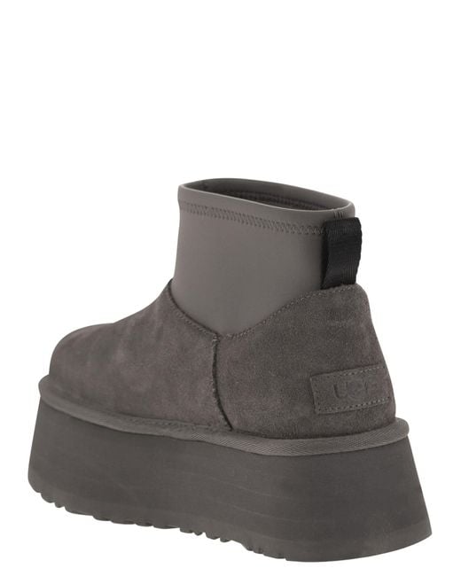 UGG Classic Mini Dipper Boots in Gray for Men | Lyst