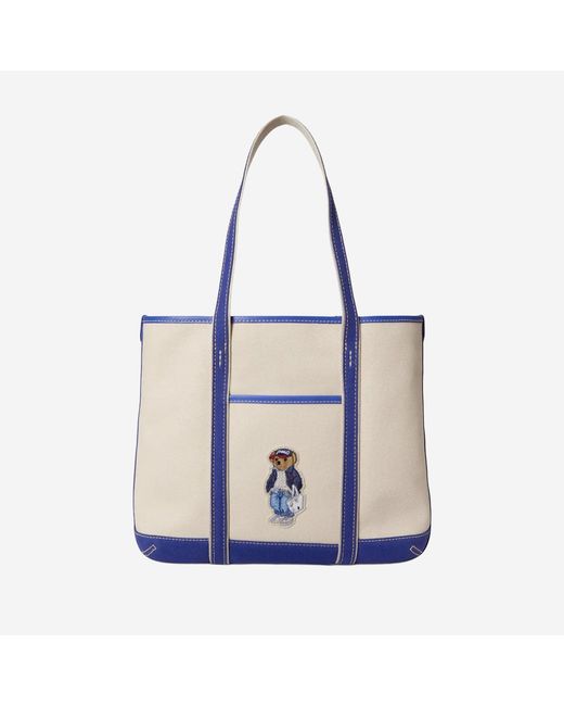 Polo Ralph Lauren Polo Bear Shopping Bag in Blue | Lyst