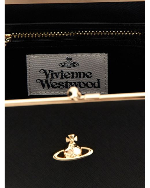 Vivienne Westwood 'Granny Frame' Handbag in Black | Lyst