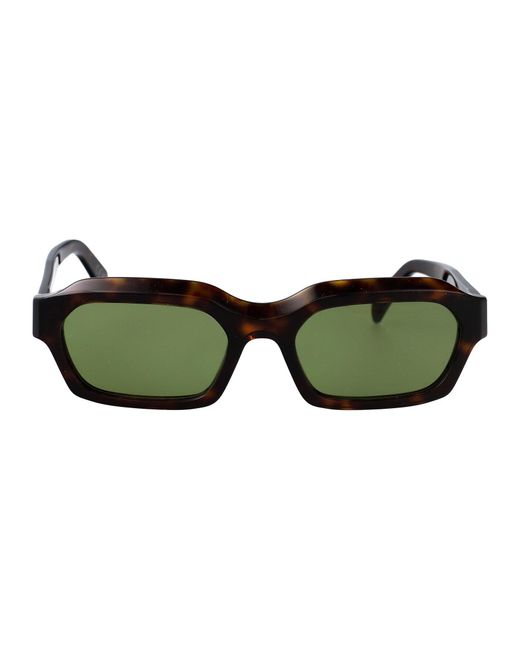 Retrosuperfuture Rectangular Sunglasses 1 Ku 3627 in Green | Lyst UK