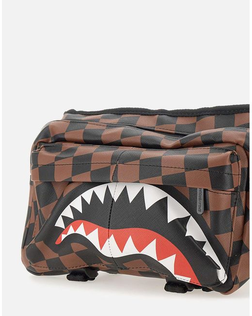 Sprayground Waterproof Vegan Leather Bum Bag in White | Lyst