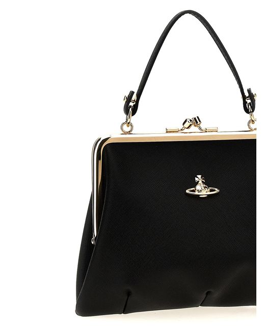 Vivienne Westwood 'Granny Frame' Handbag in Black | Lyst