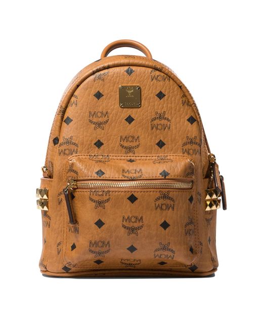MCM "Stark Side Studs" Backpack in Brown | Lyst