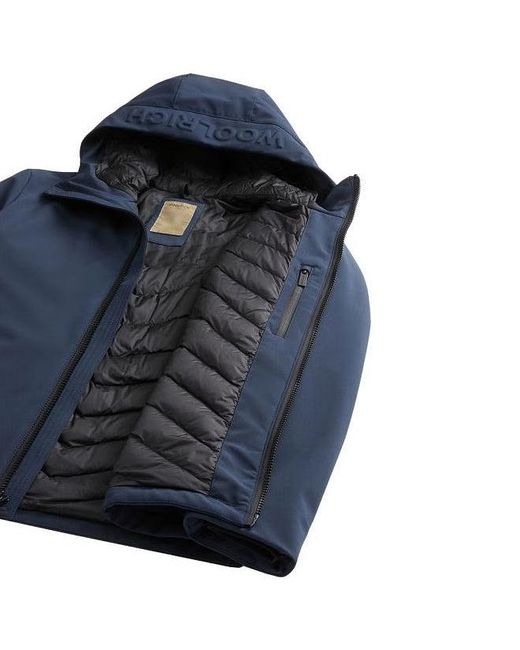 Woolrich Soft Shell Pacific Jacket in Blue | Lyst UK