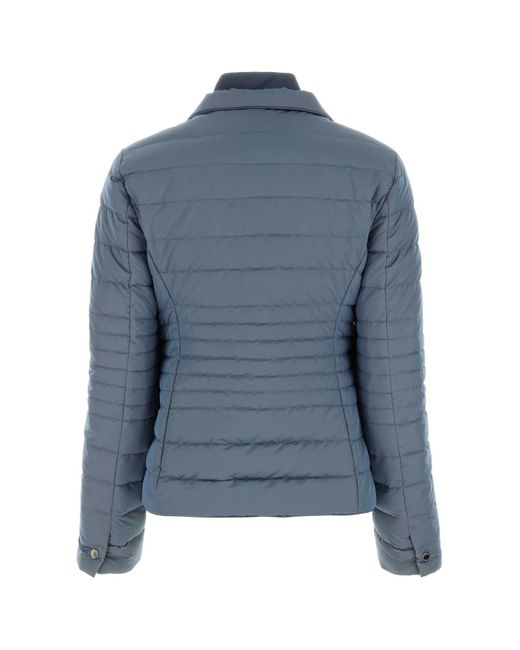 Moorer Air Force Nylon Shirley Down Jacket in Blue for Men | Lyst