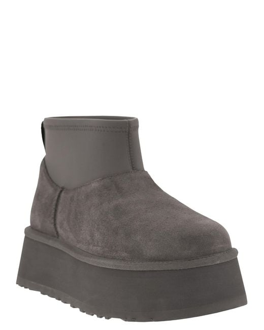 UGG Classic Mini Dipper Boots in Gray for Men | Lyst