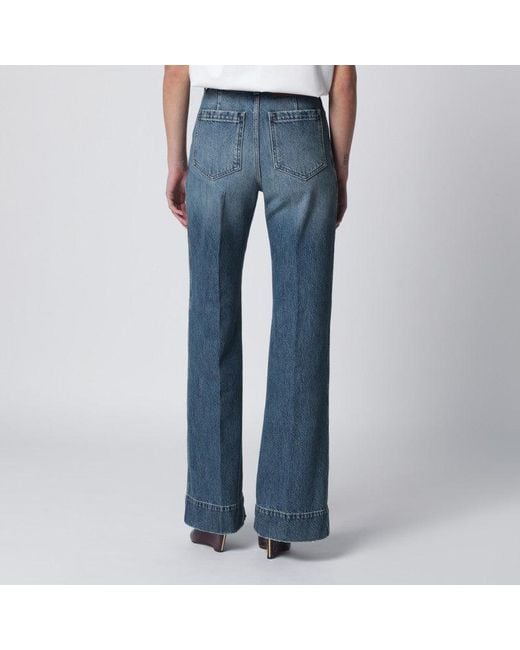 Victoria Beckham New Alina Jeans in Blue | Lyst UK