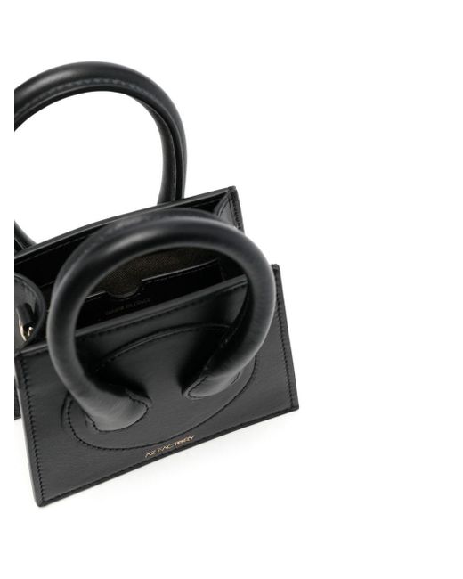 Az Factory By Ester Manas Leather Mini Crossbody Bag in Black | Lyst