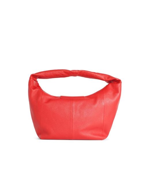 Longchamp 'Hobo L Le Pliage Xtra' Lear Bag in Red | Lyst
