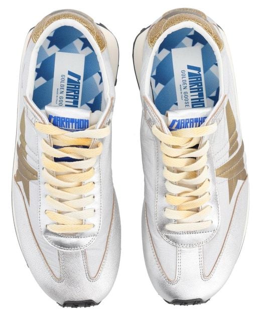 Golden Goose "Marathon" Sneaker in White | Lyst UK