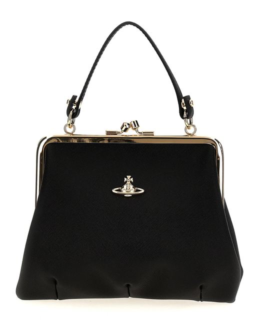 Vivienne Westwood 'Granny Frame' Handbag in Black | Lyst