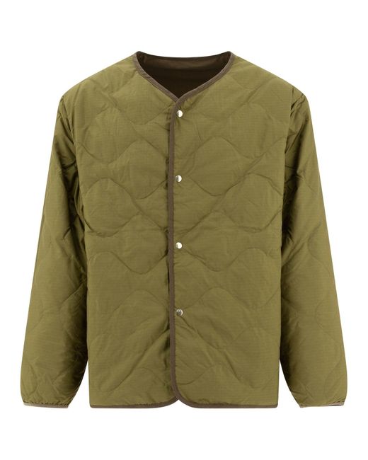 Nanamica Reversible Down Jacket Jackets in Green for Men | Lyst