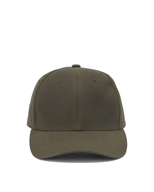 Filson "Oil Tin Logger" Trucker Hat in Green for Men | Lyst UK