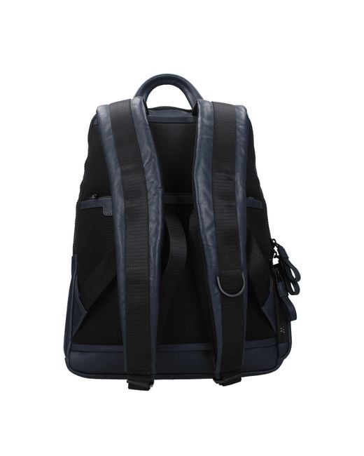 Piquadro Backpacks And Pouches Leather in Blue for Men | Lyst