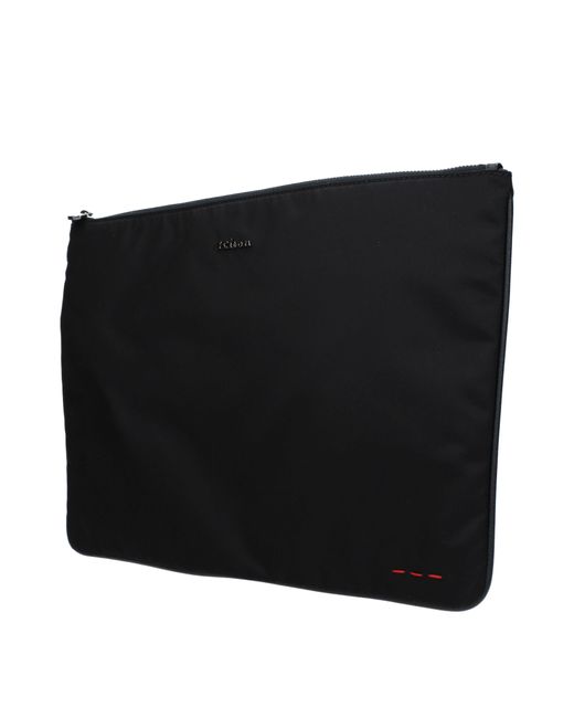 Kiton Pochette Fabric in Black | Lyst