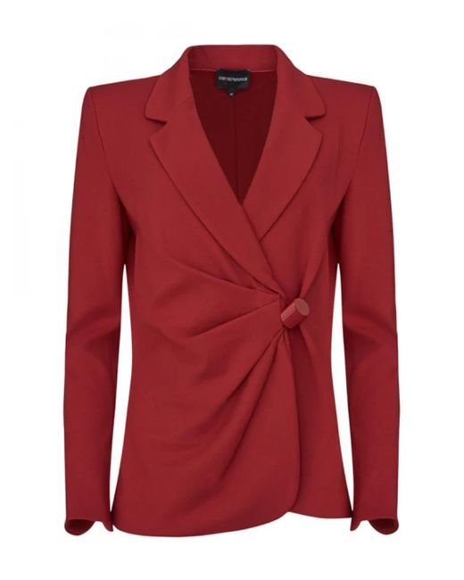 Emporio Armani Jackets in Red | Lyst UK