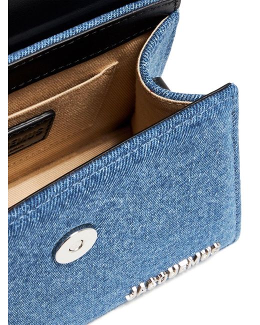Jacquemus Mini Le Chiquito Denim Shoulder Bag in Blue for Men | Lyst
