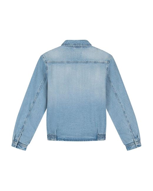 Arte' Heart Logo Jacket in Blue | Lyst UK