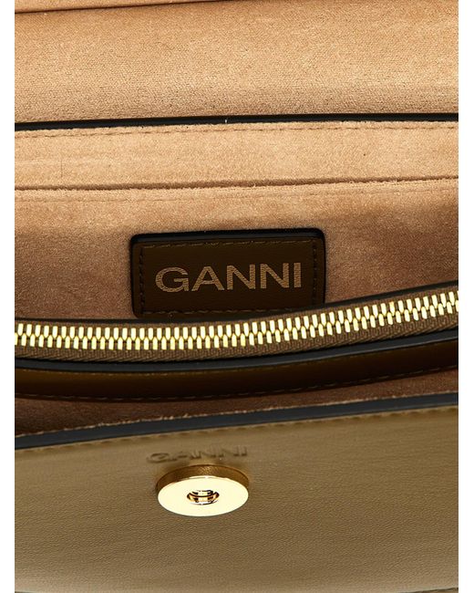 Ganni Apo-G Mini Shoulder Bag in Black | Lyst UK